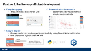 2018/03/28 Sony's deep learning software "Neural Network Libraries/Console“ and its use cases in ...