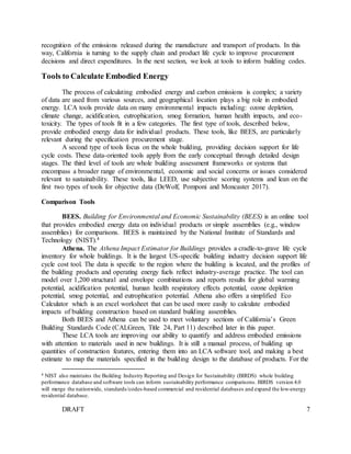 2018 03 Embodied Energy in Buildings | DOCX | Power and Energy Industry ...