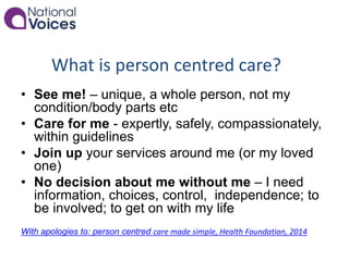 What makes person-centred care? | PPTX