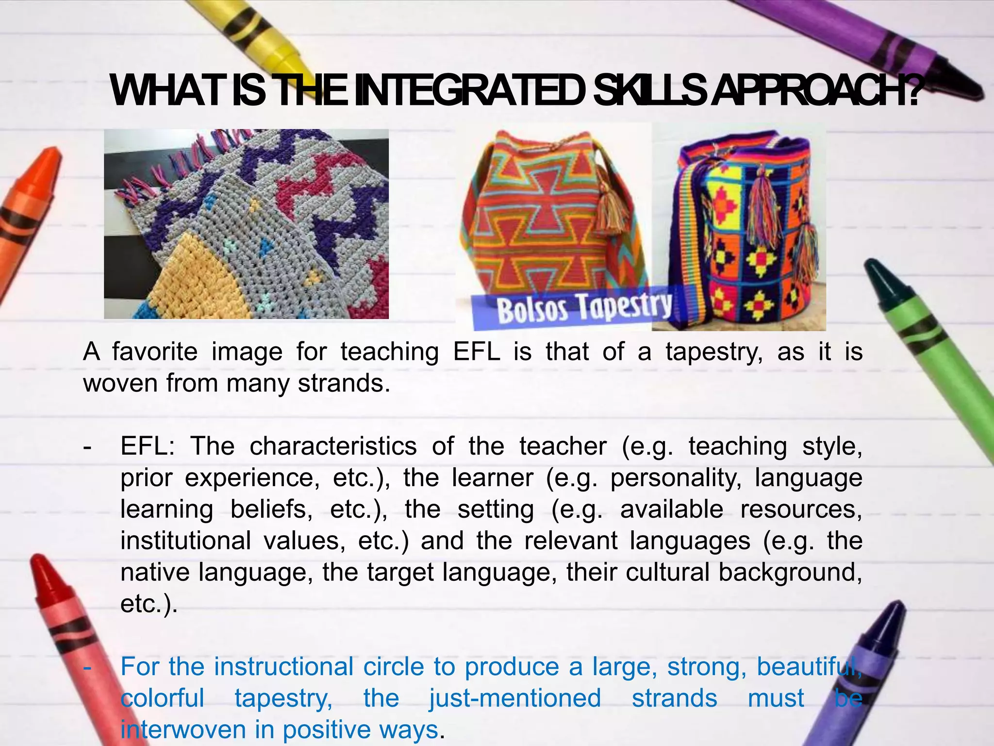 Integrating the four language skills | PPTX