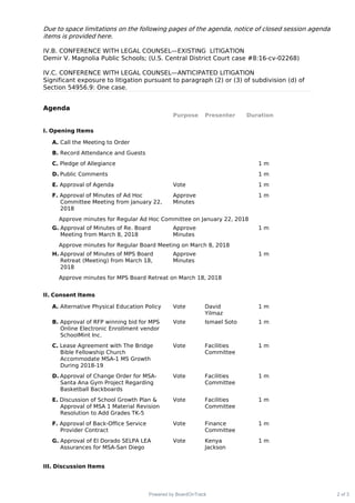 Magnolia Science Academy 2 court cases | PDF