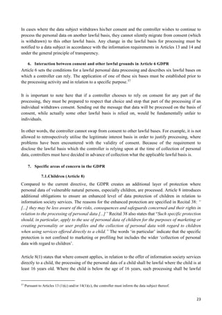 Guidelines on consent under GDPR | PDF | Free Download