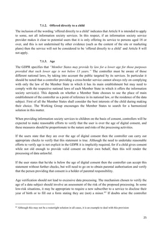 Guidelines on consent under GDPR | PDF