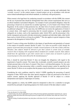 Guidelines on consent under GDPR | PDF