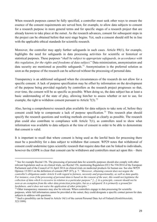 Guidelines on consent under GDPR | PDF