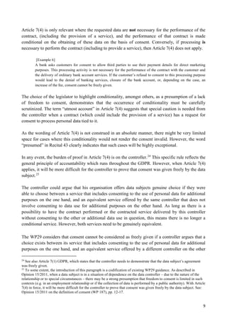 Guidelines on consent under GDPR | PDF