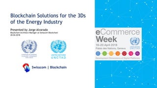 Blockchain Solutions for the 3Ds of the Energy Industry. | PPT