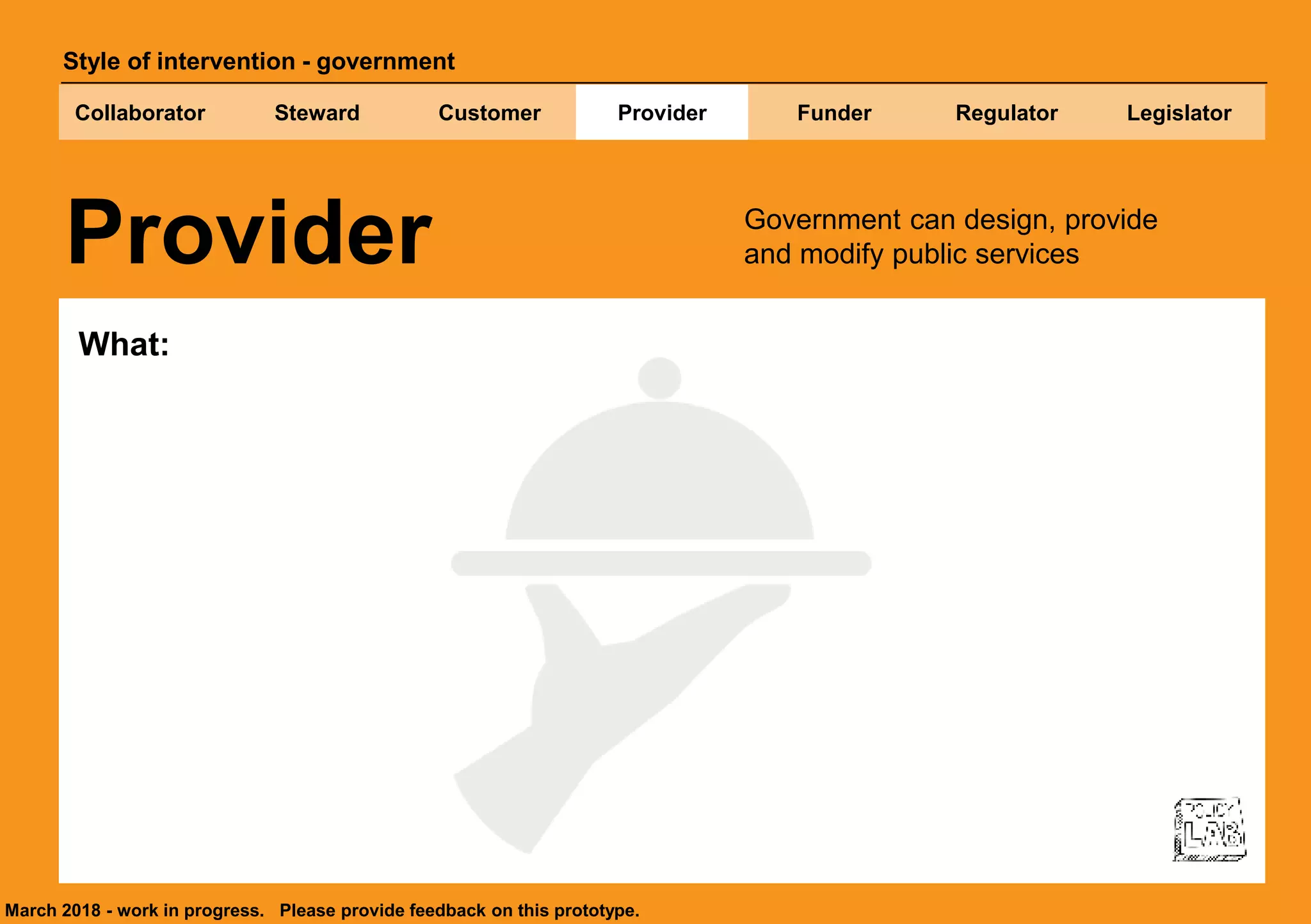 Styles of intervention for government policy-making | PPTX