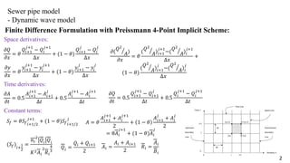 Storm water pipe system modeling | PPTX | Physics | Science