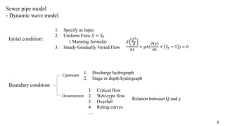 Storm water pipe system modeling | PPTX