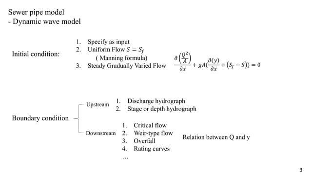 Storm water pipe system modeling | PPTX | Physics | Science
