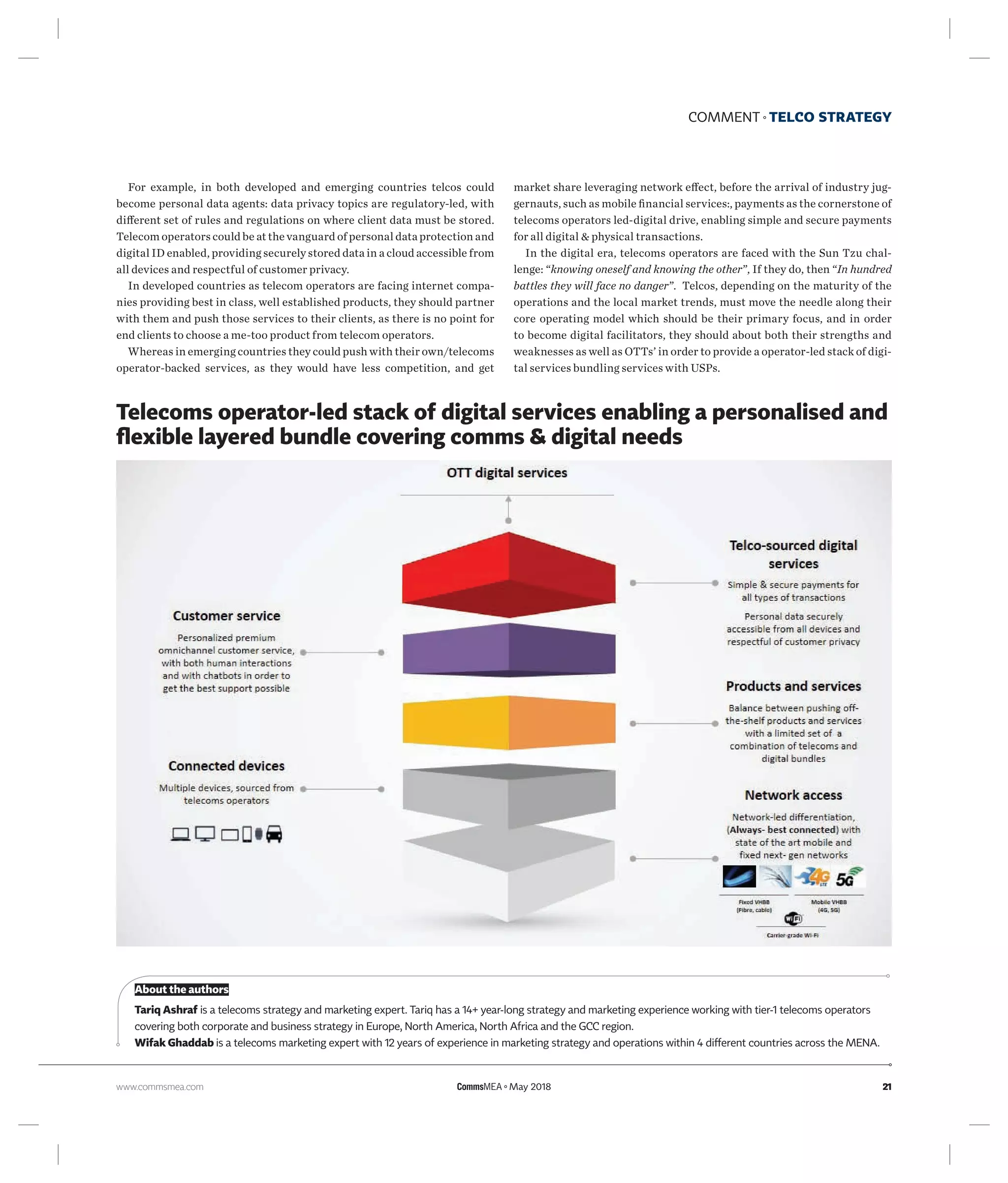 Telecoms maturity model: from an utility service provider to a digital facilitator | PDF