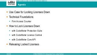 Setting licenses free vs. locking them down | PPTX