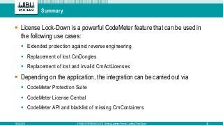 Setting licenses free vs. locking them down | PPTX