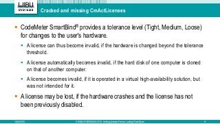 Setting licenses free vs. locking them down | PPTX