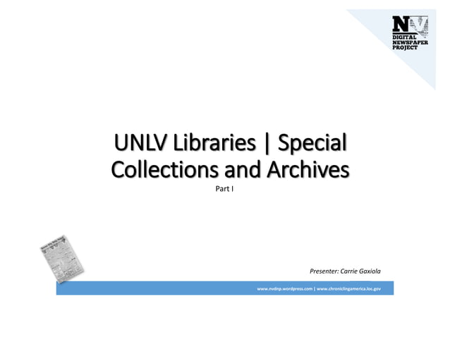Windmill Library Las Vegas presentation | PPT
