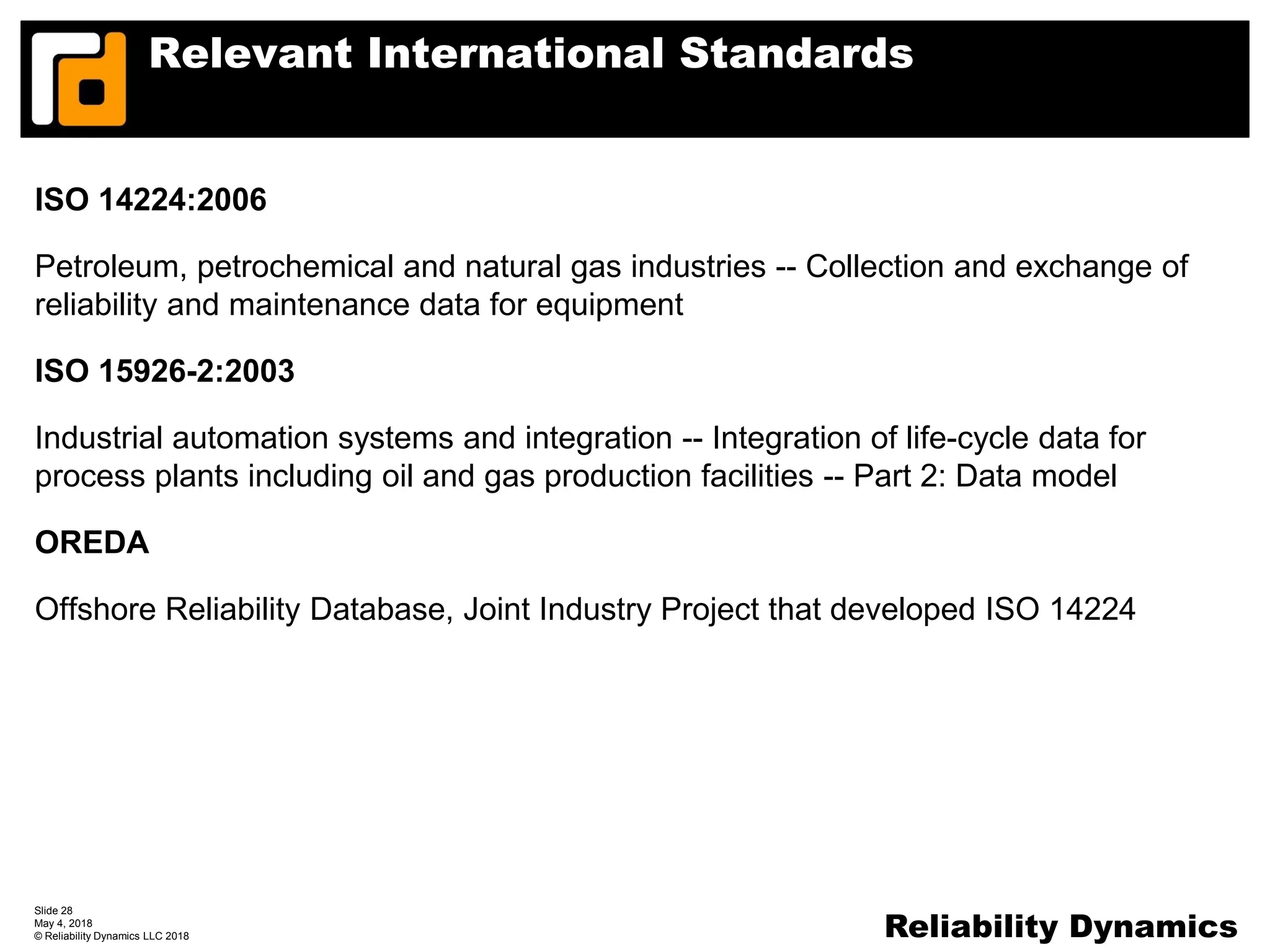 Practical Application Of Iso 14224 Methods In Corporate Software Pdf