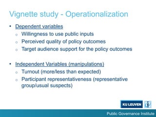 Vignette study | PPTX