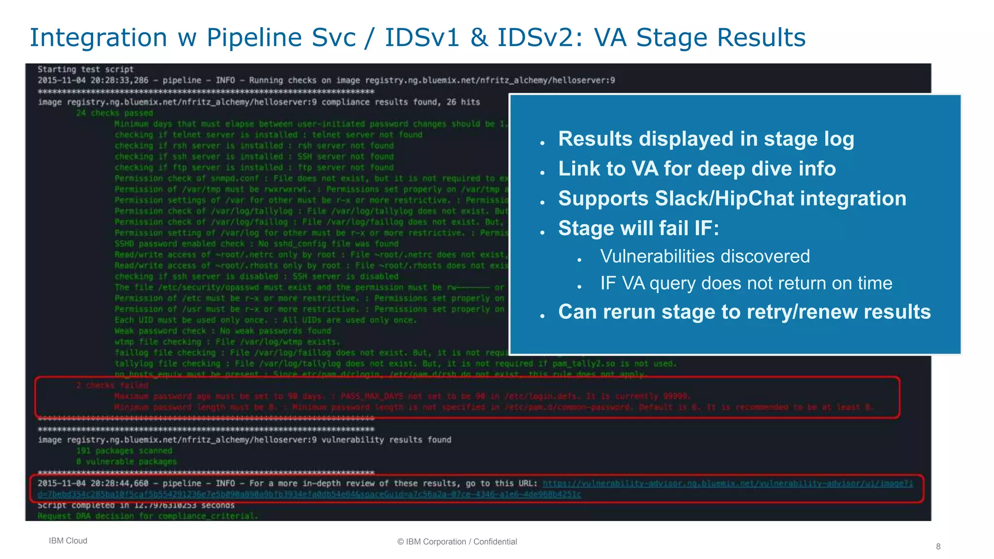 Vulnerability Advisor Devsecops Integration Pptx Cloud Computing