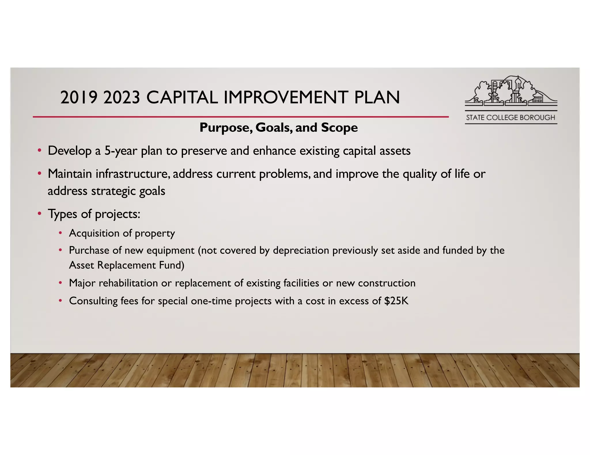 2018 Capital Improvement Plan Overview | PPT | Free Download