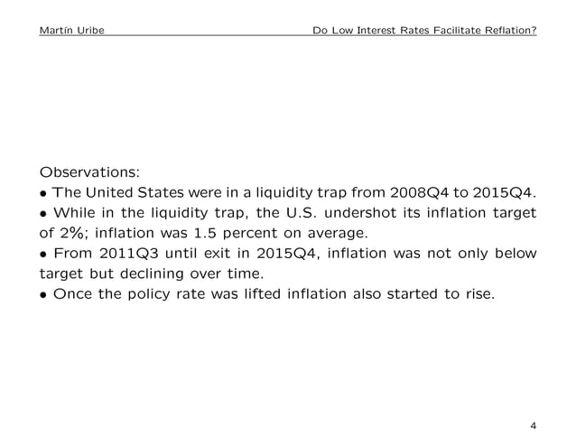 Martín Uribe - Universidad de Columbia. | PDF