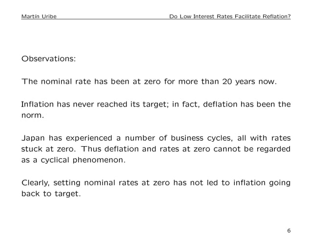 Martín Uribe - Universidad de Columbia. | PDF