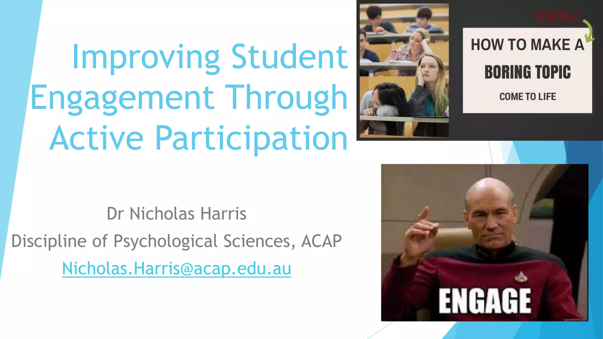 Strategy Sessions: Improving student engagement through active ...