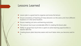 Strategy Sessions: Get organised with a lesson plan | PPTX