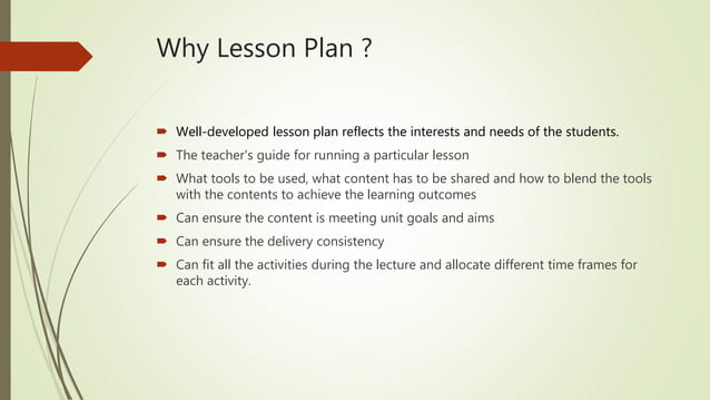 Strategy Sessions: Get organised with a lesson plan | PPTX