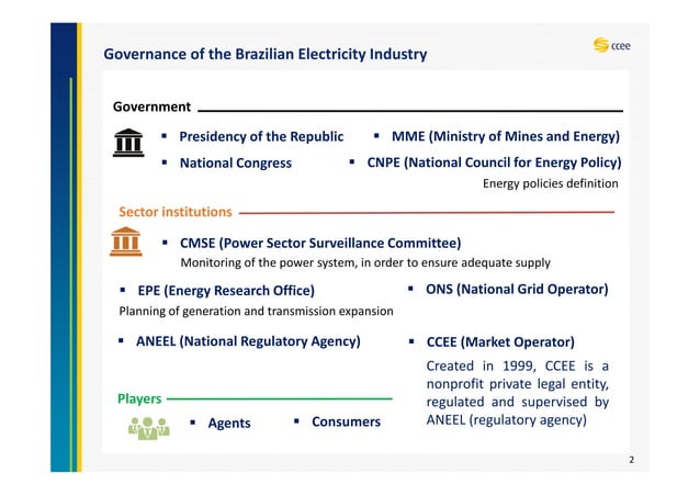 Overview of the Brazilian electricity sector | PPT