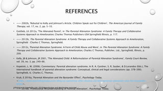 Parental Alienation at the Intersection of Family Law, Social Science ...