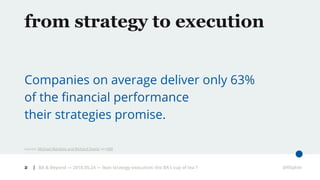 BA and Beyond 18 - Filip Hendrickx - Lean strategy execution | PPT