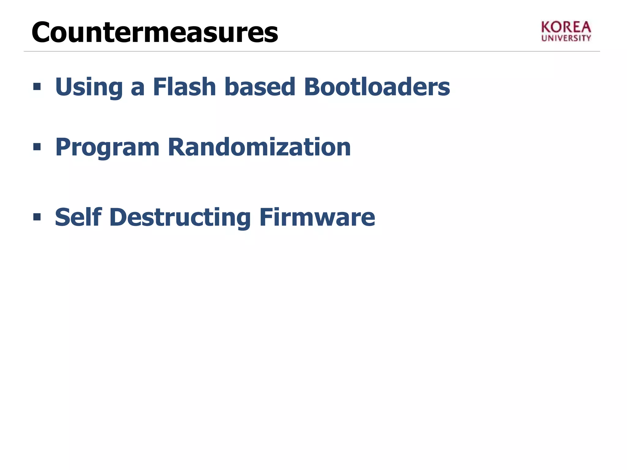 [풀타임세미나 6주차] Half-Blind Attacks: Mask ROM Bootloaders are Dangerous | PPT