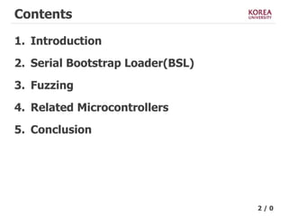 [풀타임세미나 6주차] Half-Blind Attacks: Mask ROM Bootloaders are Dangerous | PPT