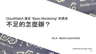Monitoring Tools 大亂鬥 - AWS CloudWatch | PDF