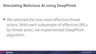 DeepPhish: Simulating malicious AI | PPTX