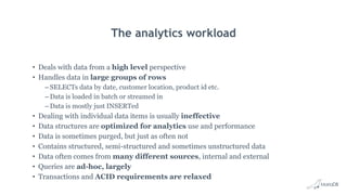 MariaDB AX: Solución analítica con ColumnStore | PPT