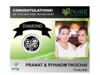 Pure Team Global - PURE Rank Advancements MAY & JUNE 2018 | PPTX