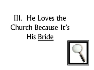 RHBC 413: Refocus On God's Love For His Church | PPT