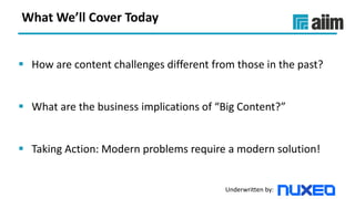 [Webinar Slides] Modern Problems Require Modern Solutions | PDF