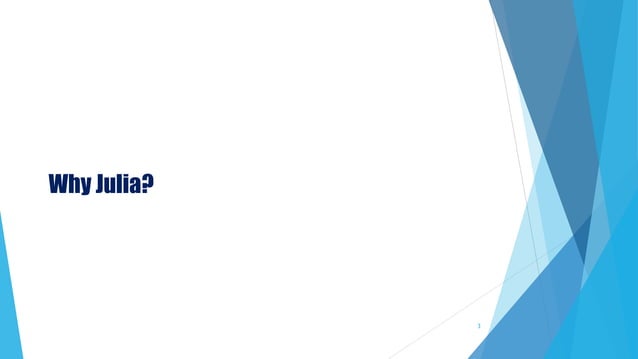 Introduction to Julia | PPTX | Programming Languages | Computing