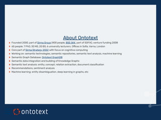 Ontotext Cultural Heritage and Digital Humanities Projects | PPT