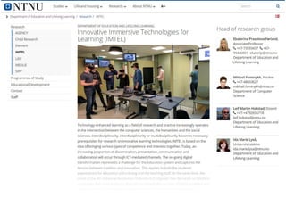 IMTEL research group at NTNU | PPT