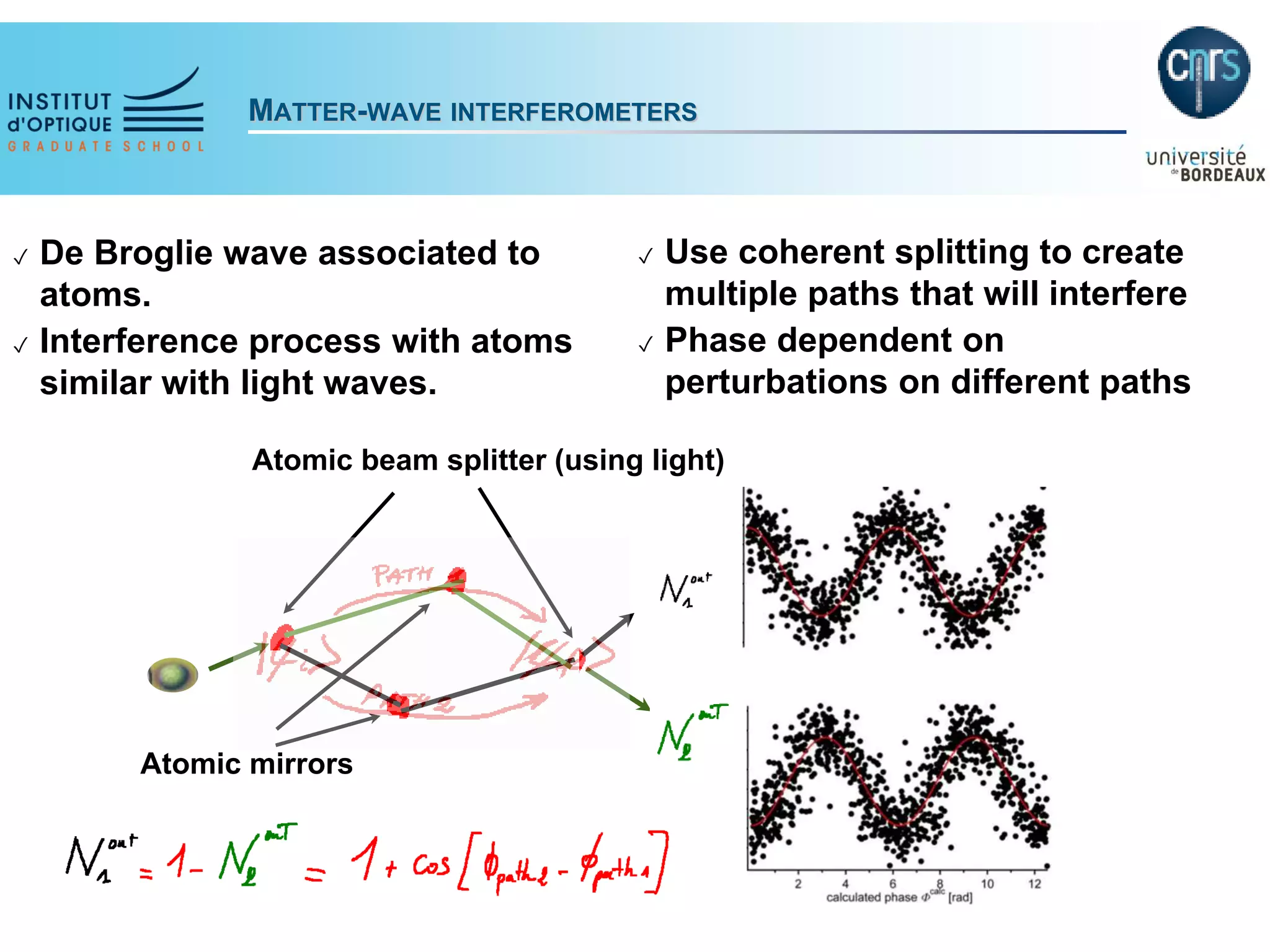 Airborne and underground matter-wave interferometers: geodesy, navigation and general relativity ...