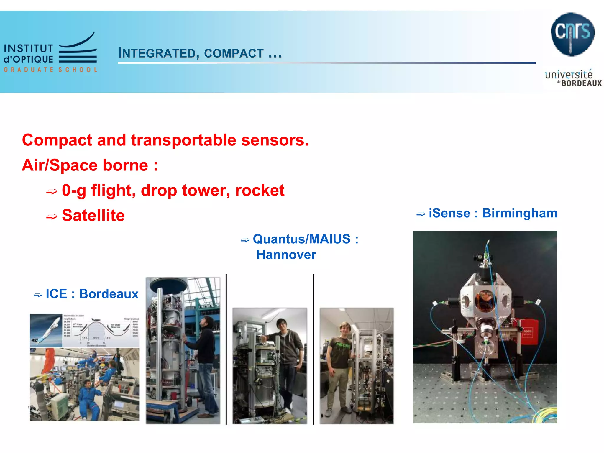 Airborne and underground matter-wave interferometers: geodesy, navigation and general relativity ...