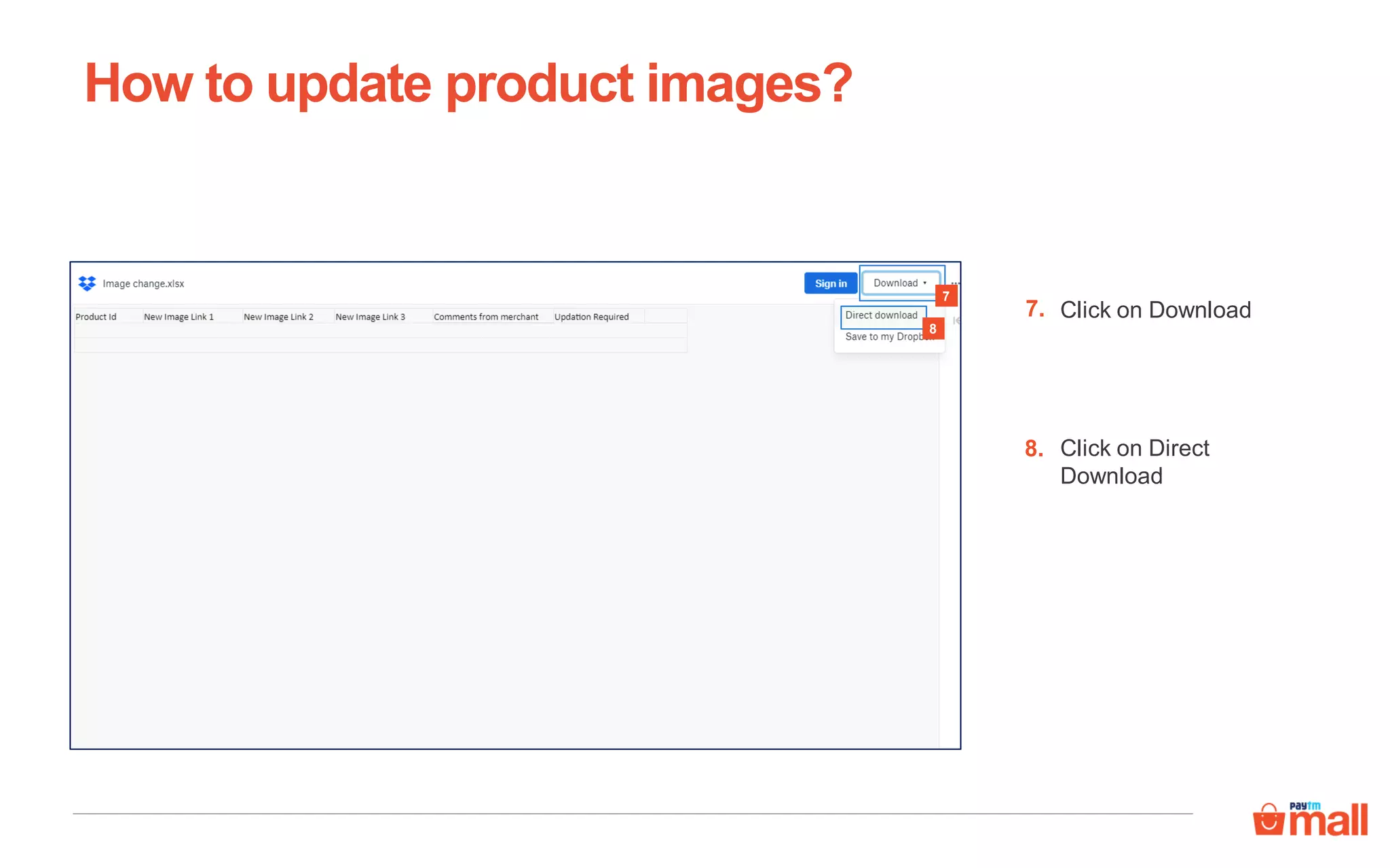 Update product images, its descriptions and adding size chart | PPT Update product images, its descriptions and adding size chart | PPT