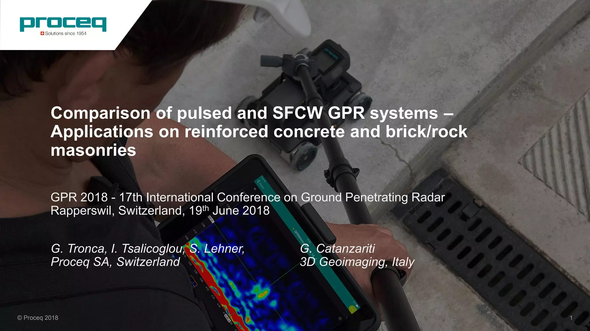 Comparison of pulsed and SFCW GPR systems – Applications on reinforced concrete and brick/rock ...