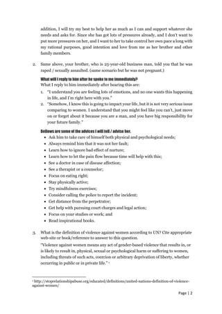 Gender Studies__Homework 6__Violence Against Women or Gender-based ...