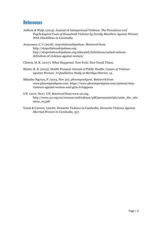 Gender Studies__Homework 6__Violence Against Women or Gender-based ...