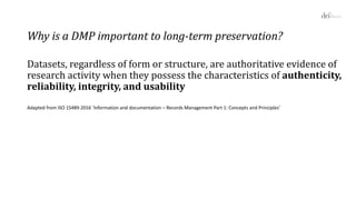 Garret McMahon - Research Data Preservation | PPT